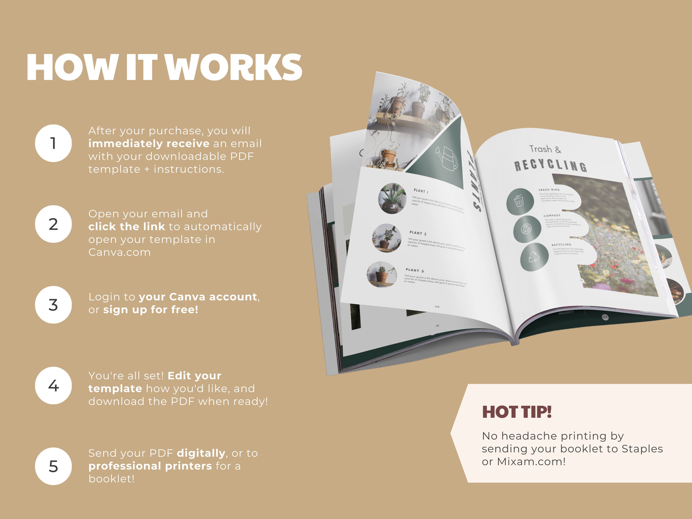 Airbnb Welcome Book Template Cabin, VRBO Welcome Book for Canva ...