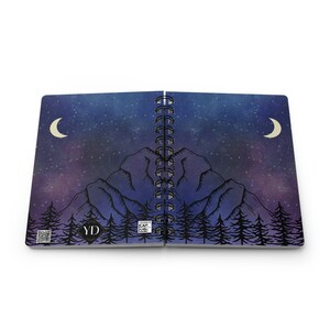 Night Sky Spiral Bound Journal - Etsy