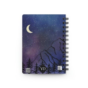Night Sky Spiral Bound Journal - Etsy
