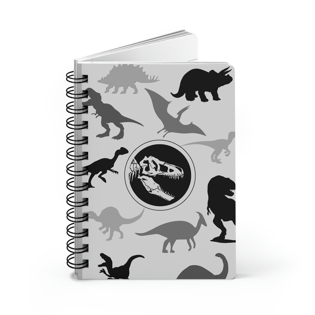 Dinosaur Spiral Bound Journal - Etsy