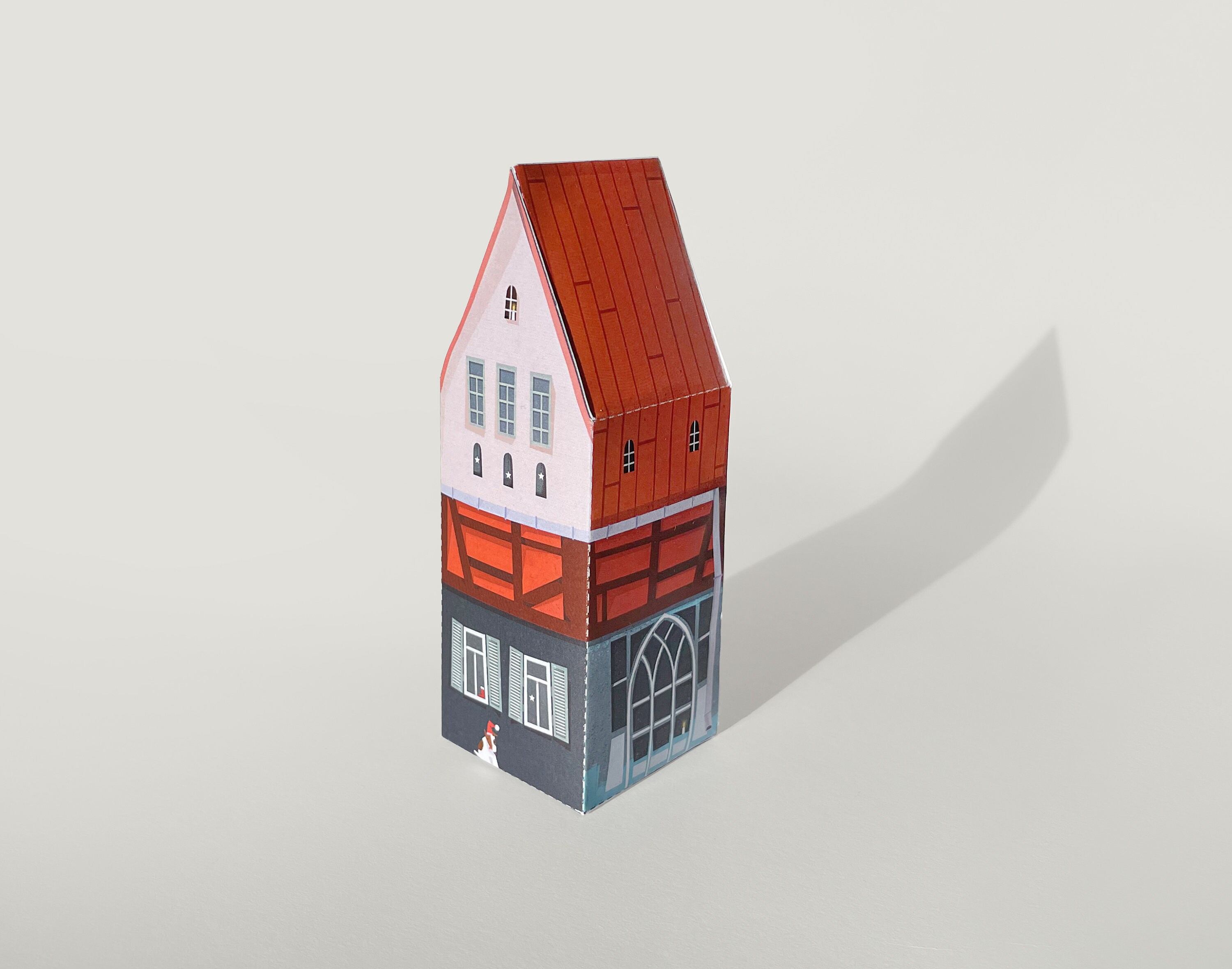 Printable Paper House Fachwerk Style - Etsy Australia