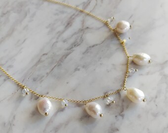 Ivory Moon Necklace - Etsy