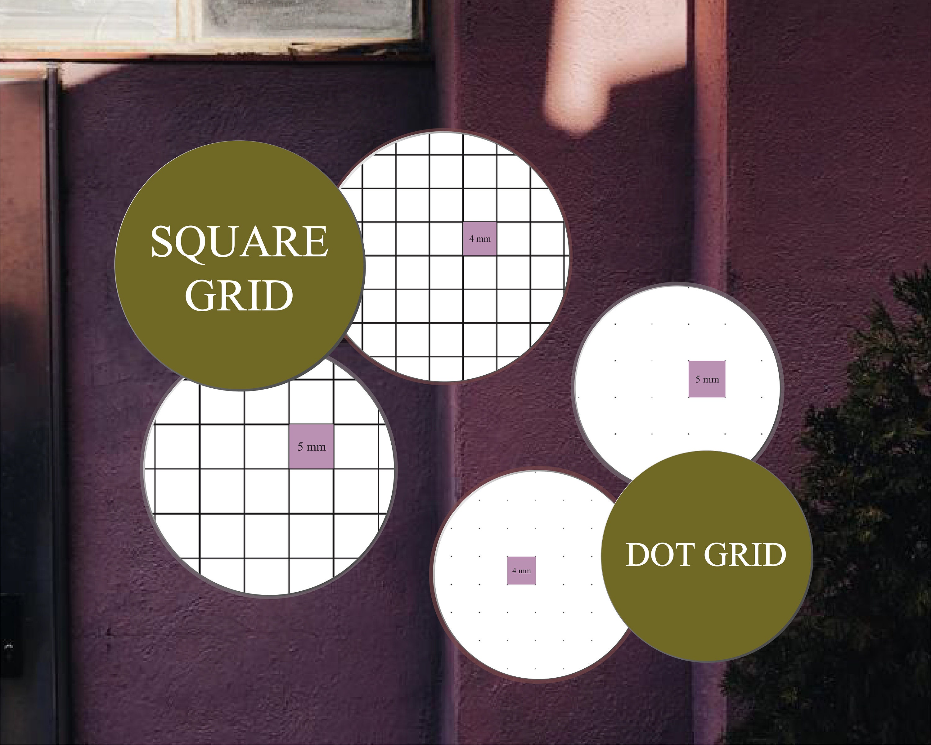 Lined Square Dot Grid Paper Printable Stationery as - Etsy