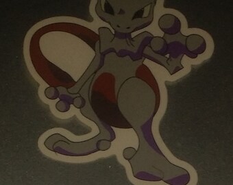 Mewtwo Sticker | Etsy