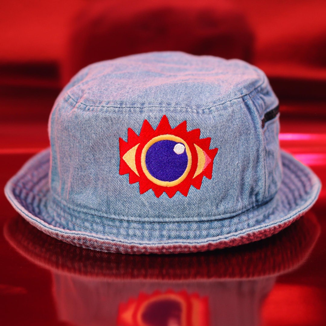 Denim Bucket Eye Hat - Etsy
