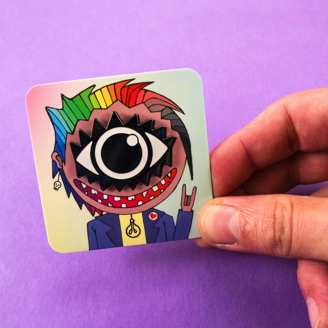 Eye Enamel Pin - Etsy