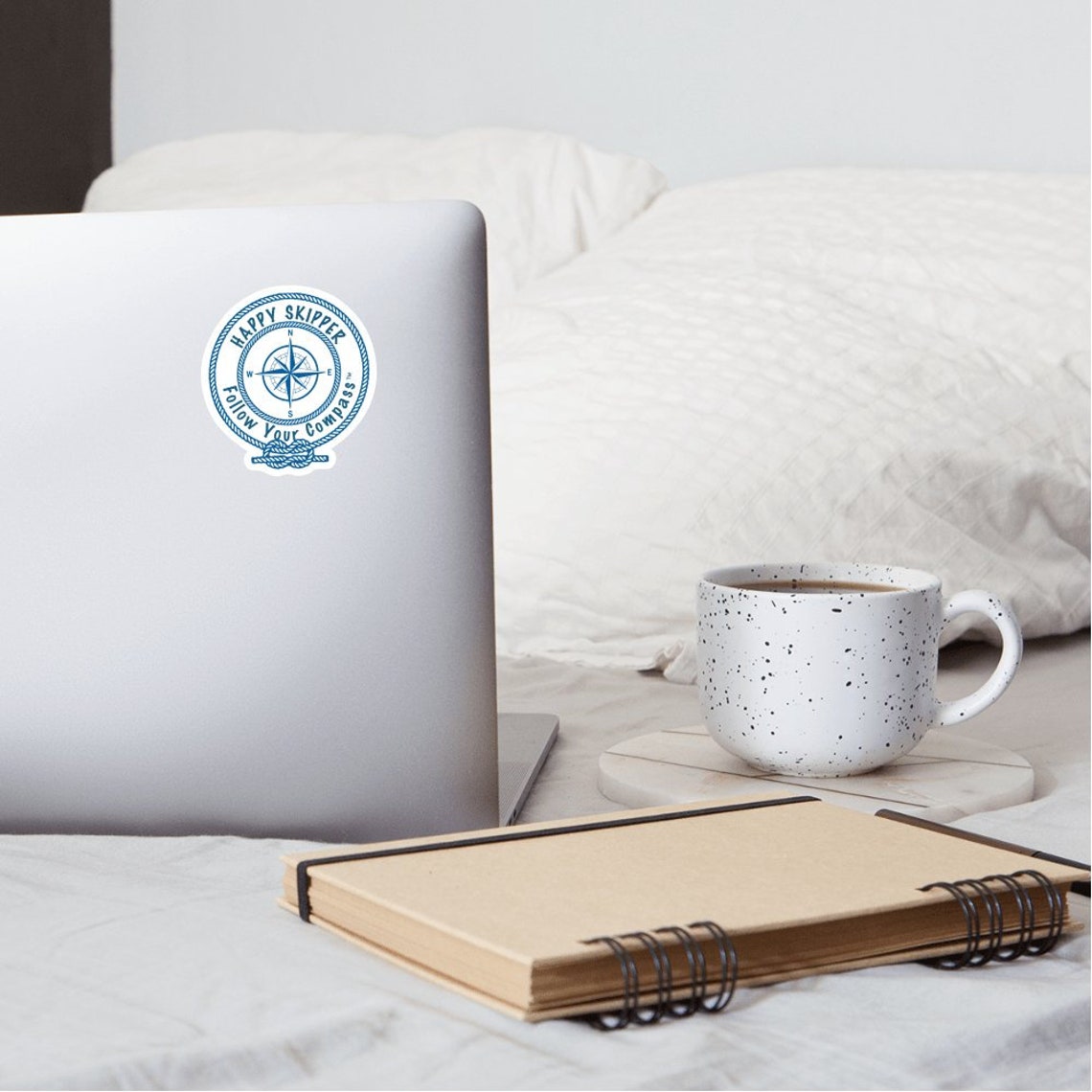 Happy Skipper Blue Rope Logo Sticker - Etsy