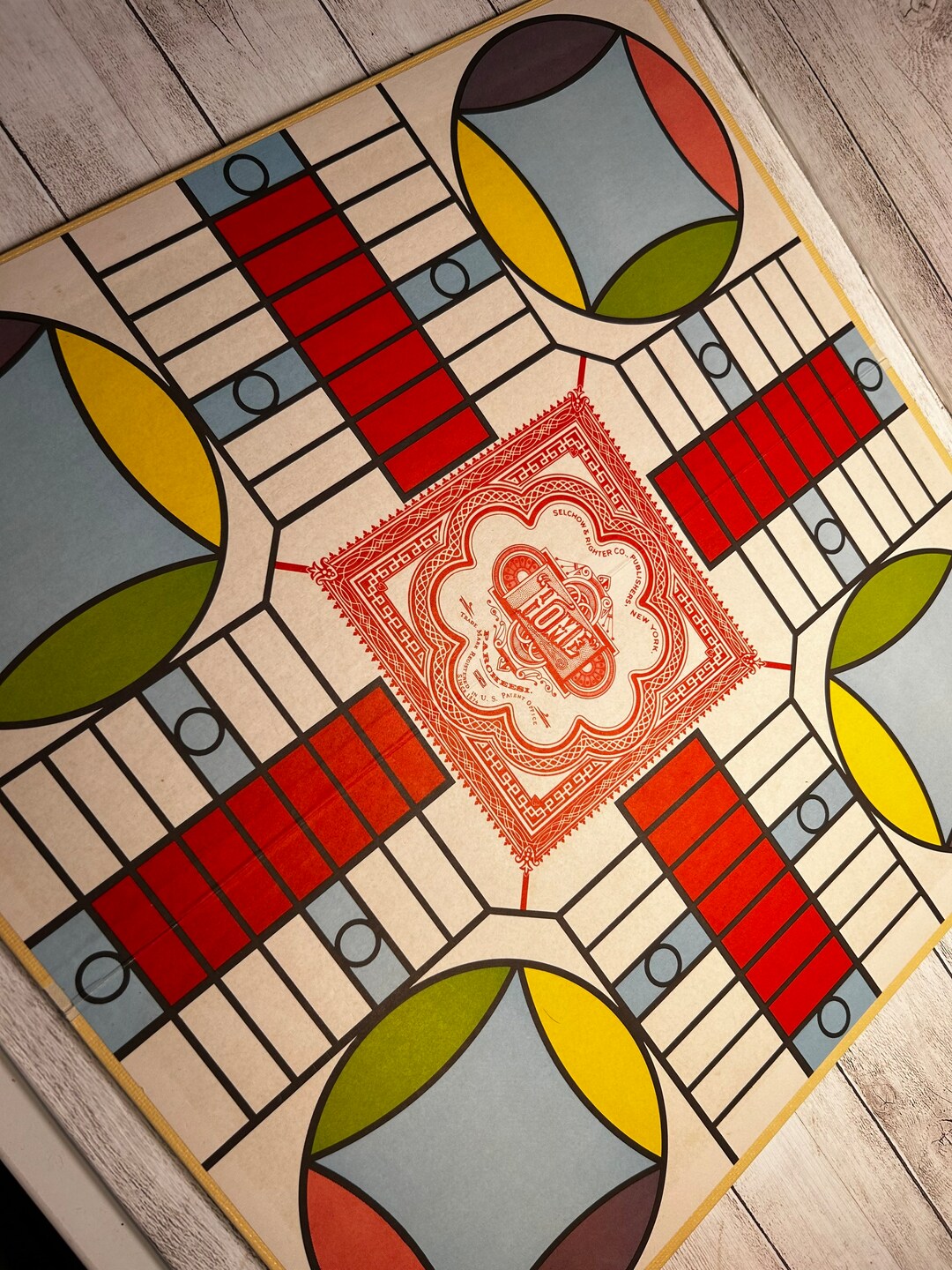 Vintage Parcheesi Board for Crafting Scrapbooking or - Etsy