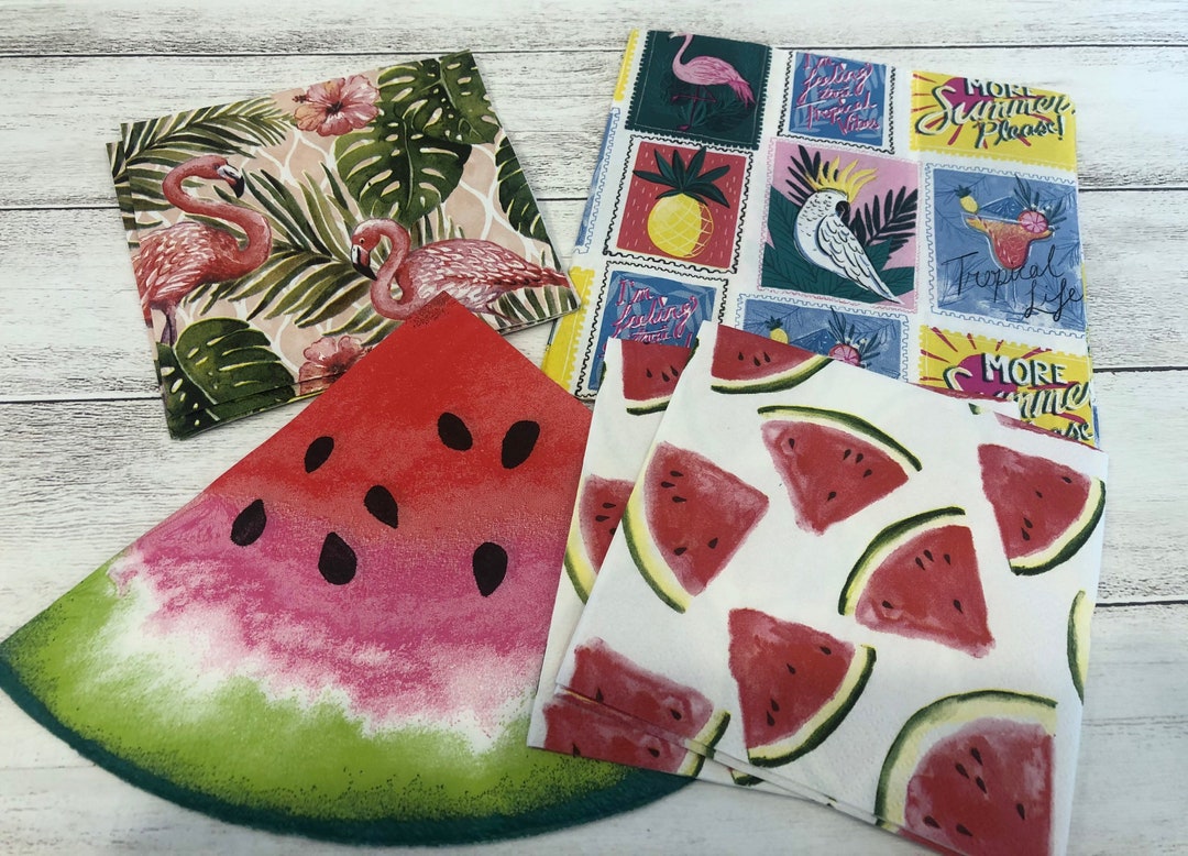 Tropical Summer Fun Bundle | Assortment of (4) Summer/flamingo ...