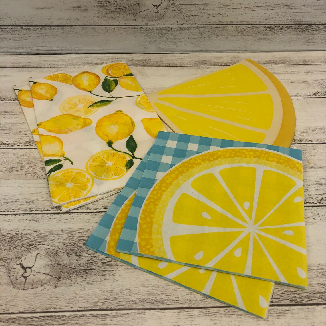 Easy Peasy Lemon Squeezy Bundle 2 Each of 3 Lemon Design - Etsy