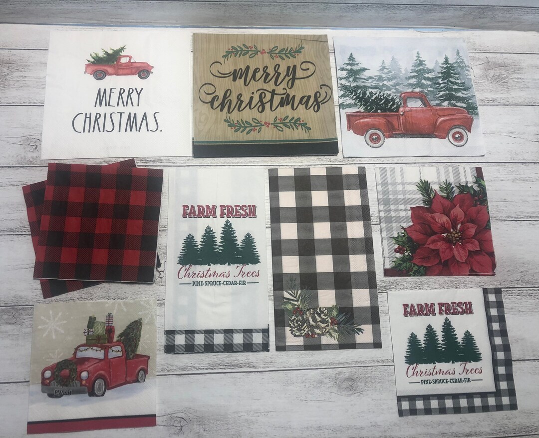 Rustic Christmas Super Bundle Assortment of 10 Christmas/winter Themed ...