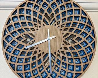 Geometric Wall Clock | Etsy