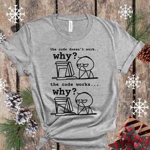 The Code Doesn't Work Why T-shirts, Computer Greek Gifts, Computer ...