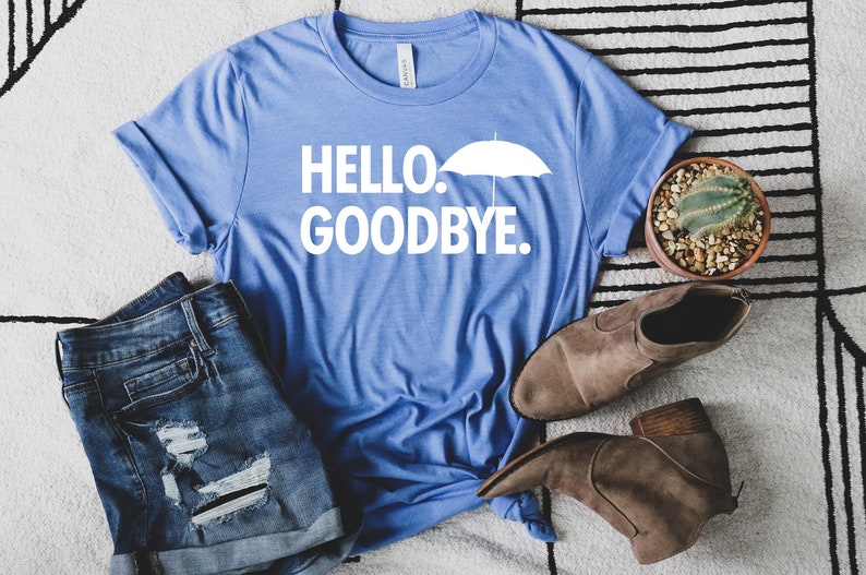 Hello Goodbye Sweatshirt , Klaus Hargreaves Shirt, Umbrella Academy ...