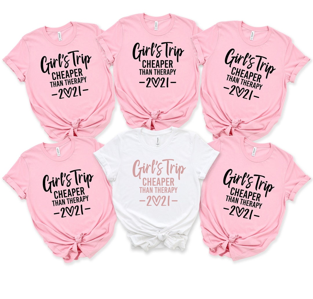 Girl's Trip Cheaper Than Therapy 2021 Sweatshirt, Girls Trip T-shirt ...