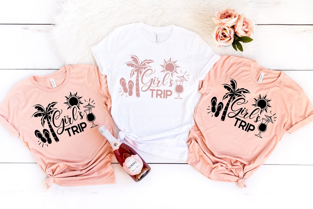Girl's Trip 2022 Shirt, Custom Trip Shirt, Girls Trip Shirts, Girl's ...