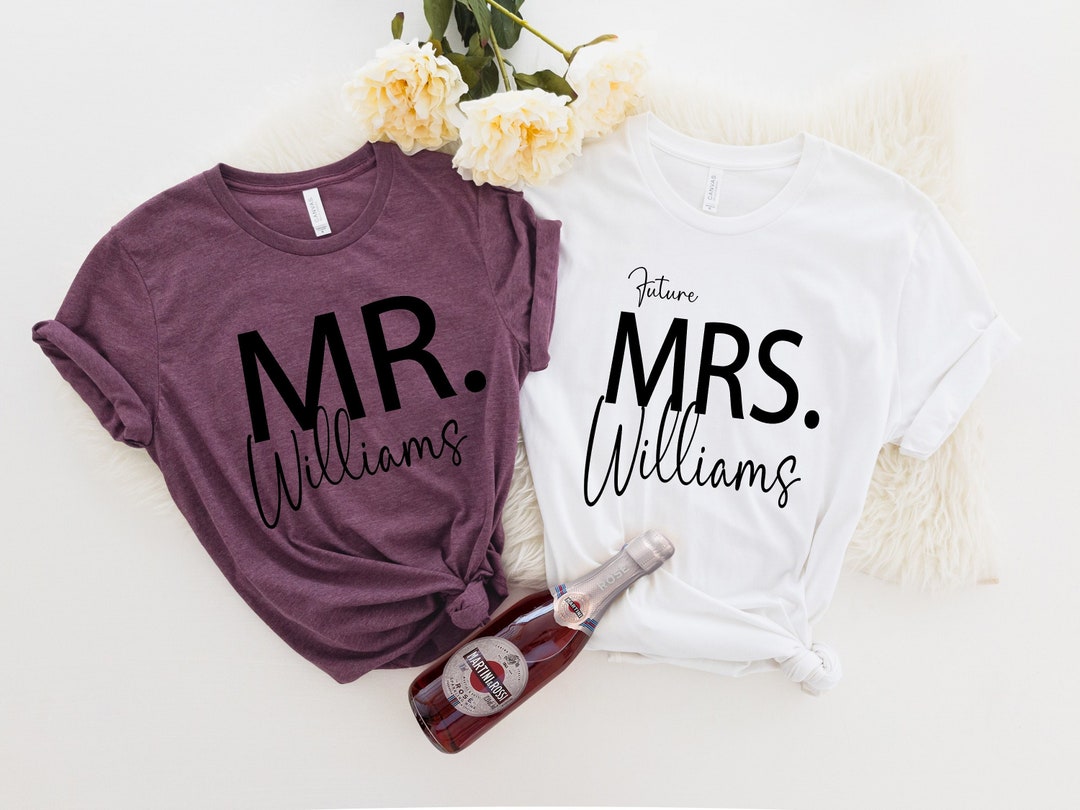 Future Mrs and Mr Shirts,couples Wedding Shirts,matching Wedding Shirts ...