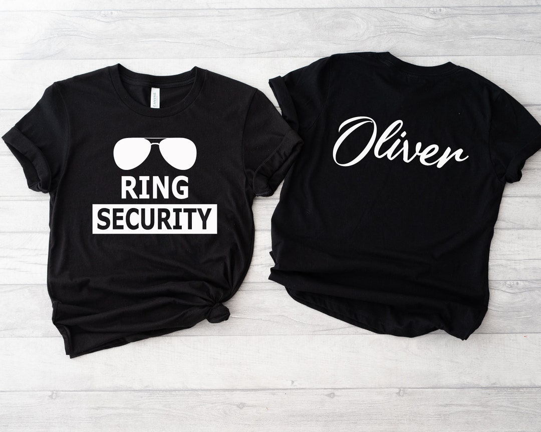 Ring Security, Ring Bearer Shirt, Ring Security Shirt, Ring Bearer T ...