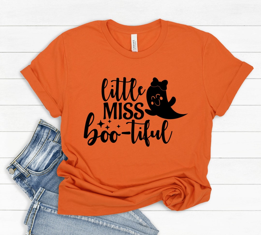 Little Miss Boo-tiful T-shirt, Little Miss Shirt Gift for Halloween ...