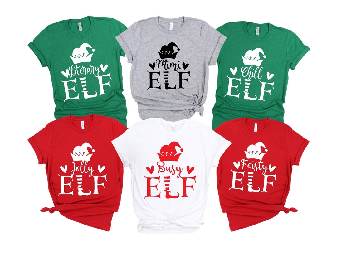 Personalized Gift,family Group Christmas Elf Shirts, Sassy Elf Tee ...