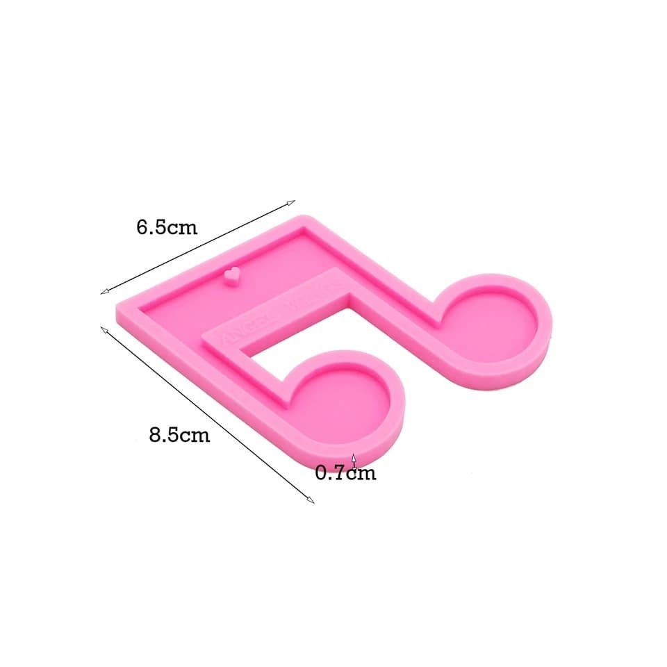 Large Musical Note Silicone Mould Music Keychain / Decoration - Etsy
