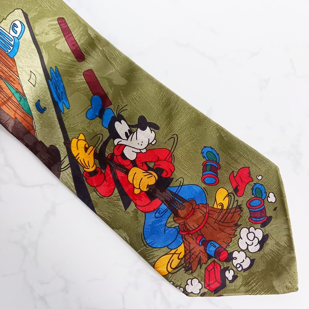 Vintage Goofy Disney Character Tie - Etsy