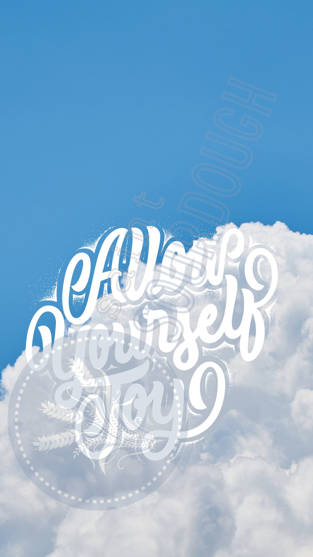 Motivational iPhone Wallpaper Quote Saying Screen Digital Downloadable ...