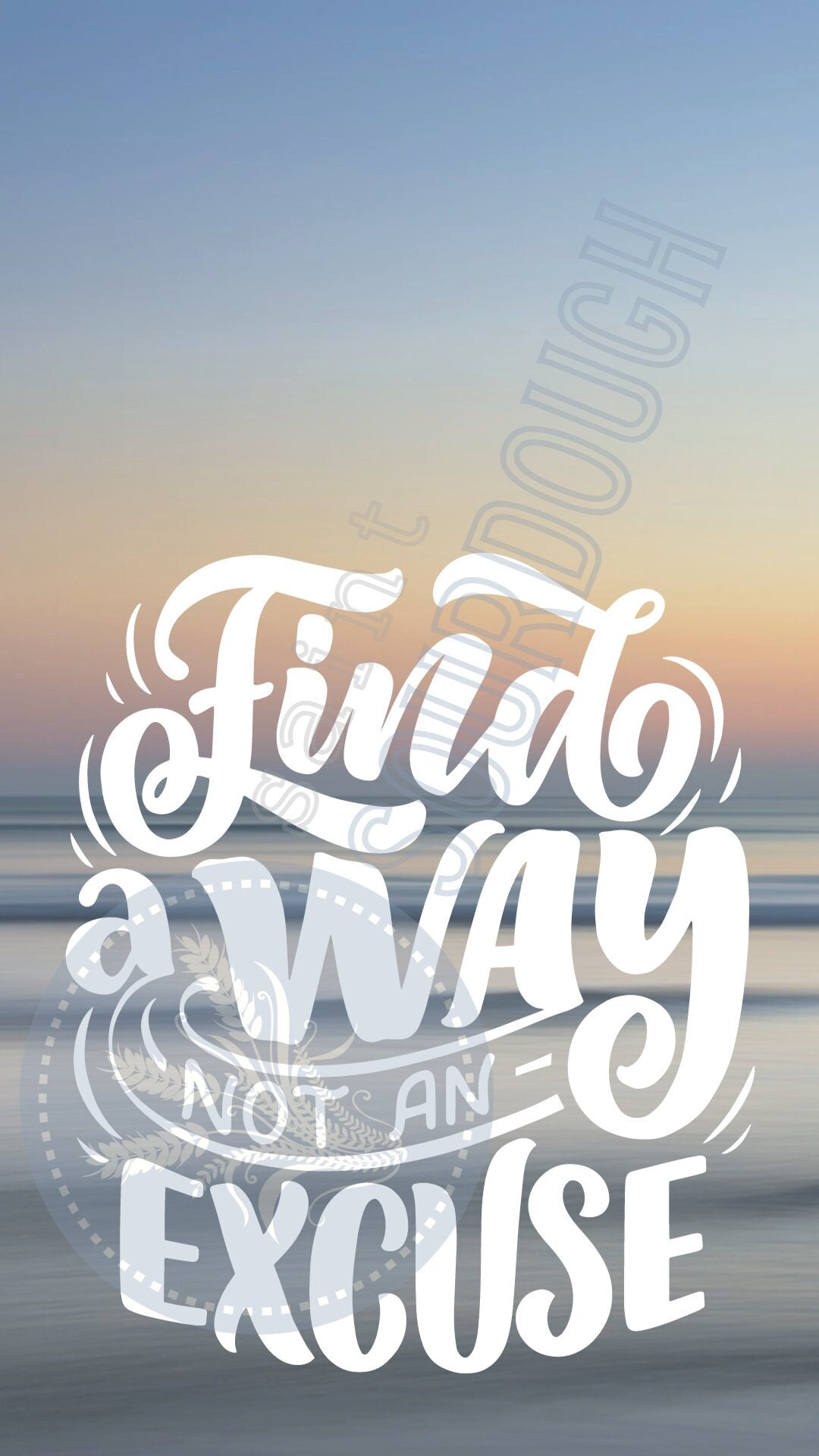 Motivational iPhone Wallpaper Quote Saying Screen Digital Downloadable ...