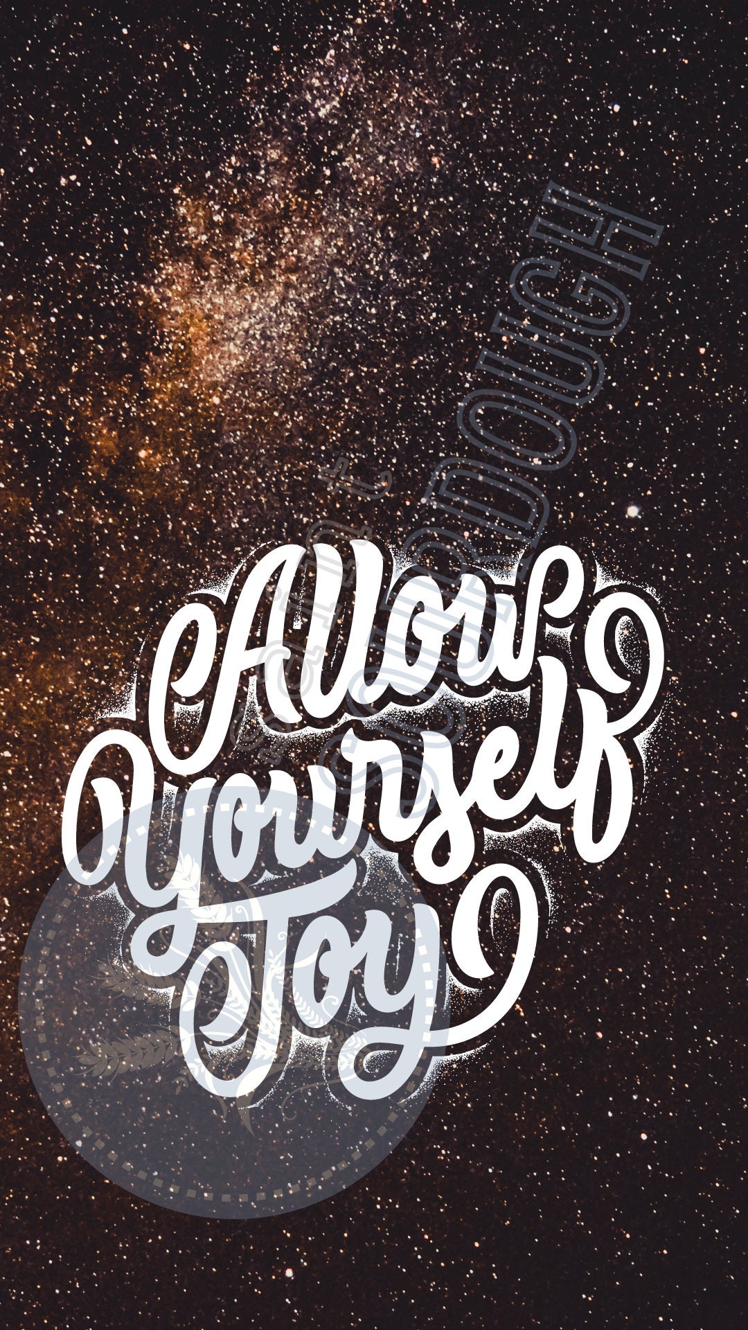 Motivational iPhone Wallpaper Quote Saying Screen Digital Downloadable ...