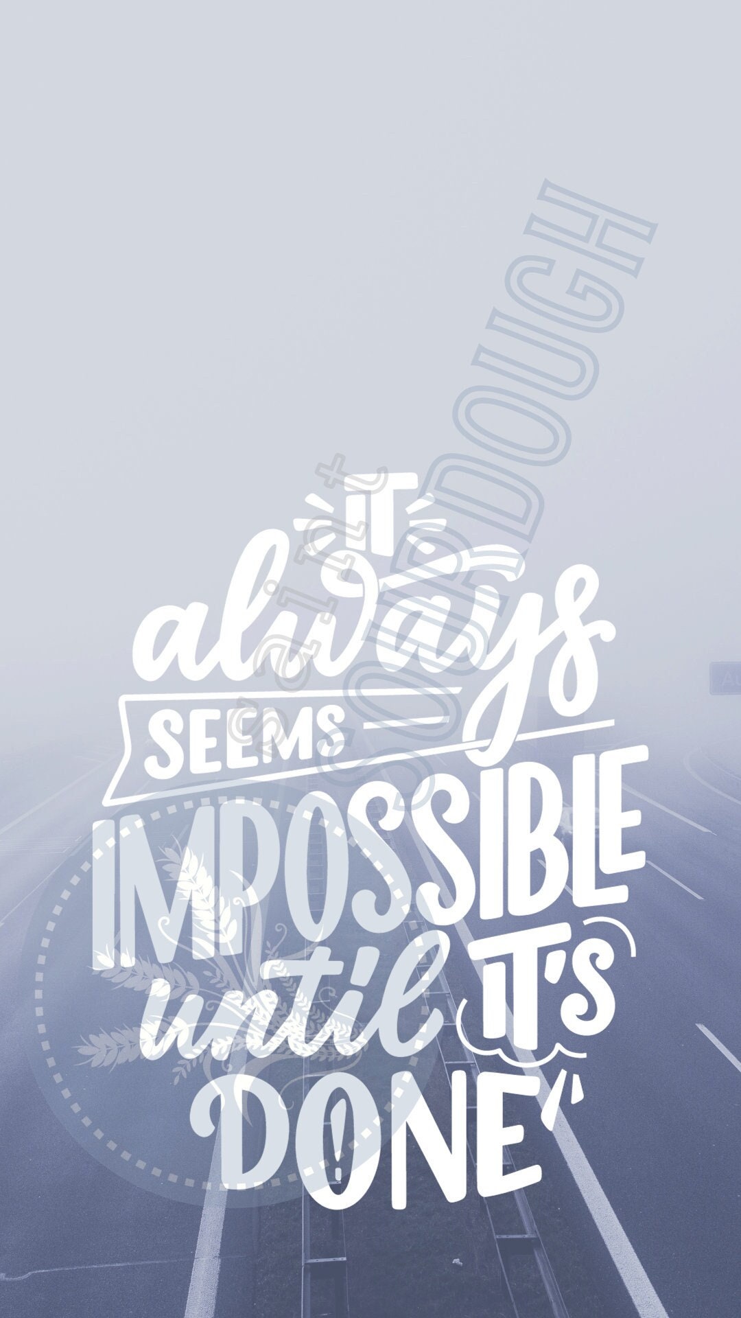 Motivational iPhone Wallpaper Quote Saying Screen Digital Downloadable ...