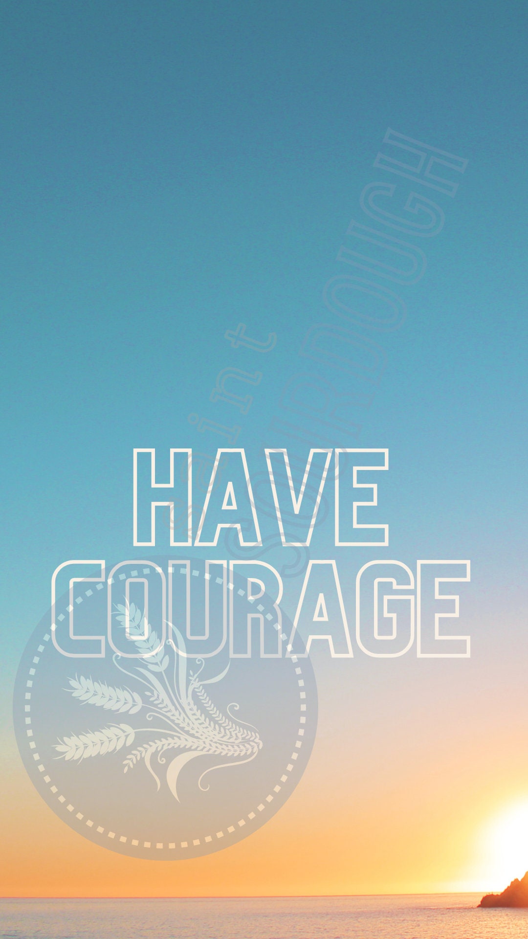 Motivational iPhone Wallpaper Quote Saying Screen Digital Downloadable ...