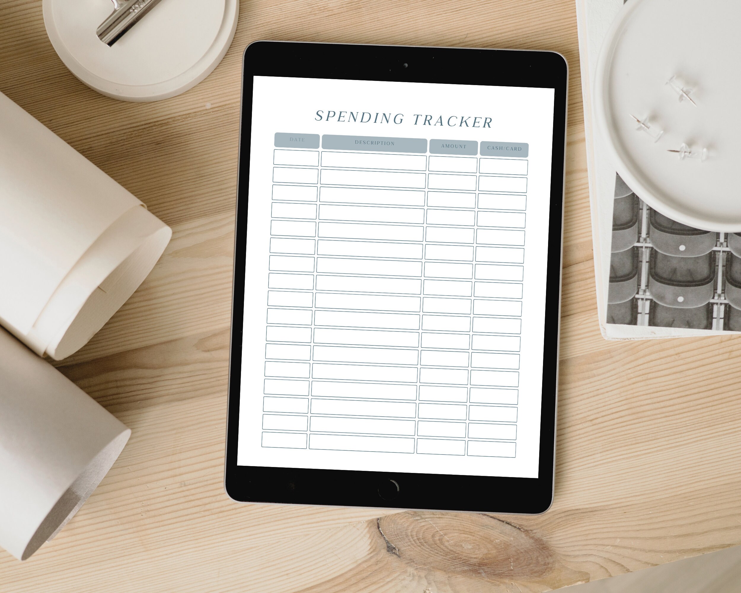 Spending Tracker Printable Expense Tracker Budget Template - Etsy