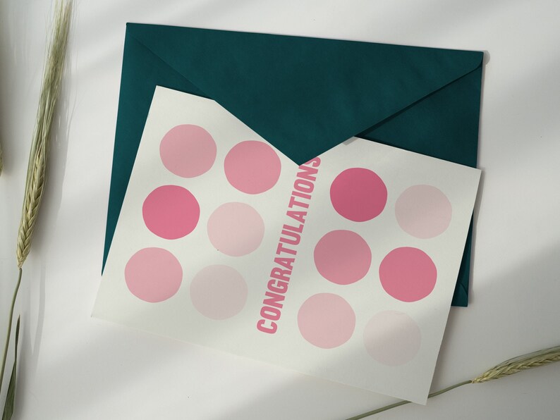 Printable Celebrate Card Printable Pastel Color Congratulations Card ...