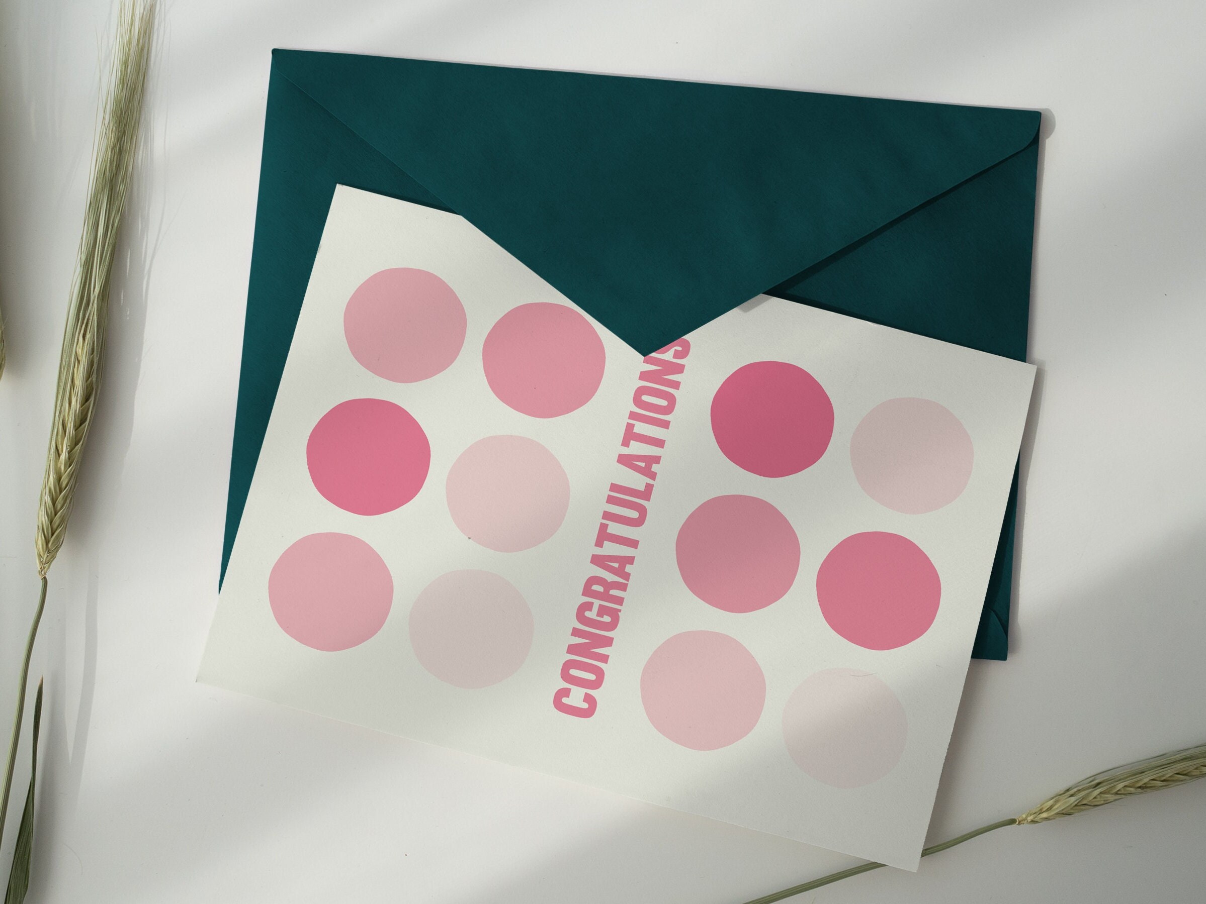 Printable Celebrate Card Printable Pastel Color Congratulations Card ...