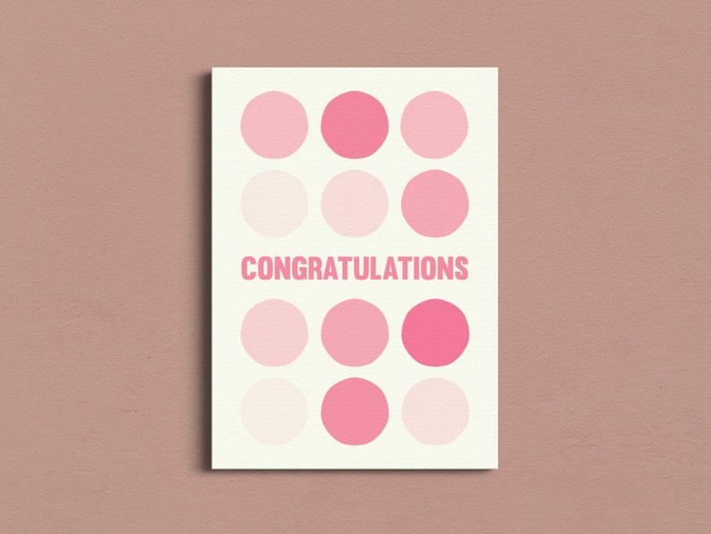 Printable Celebrate Card Printable Pastel Color Congratulations Card ...