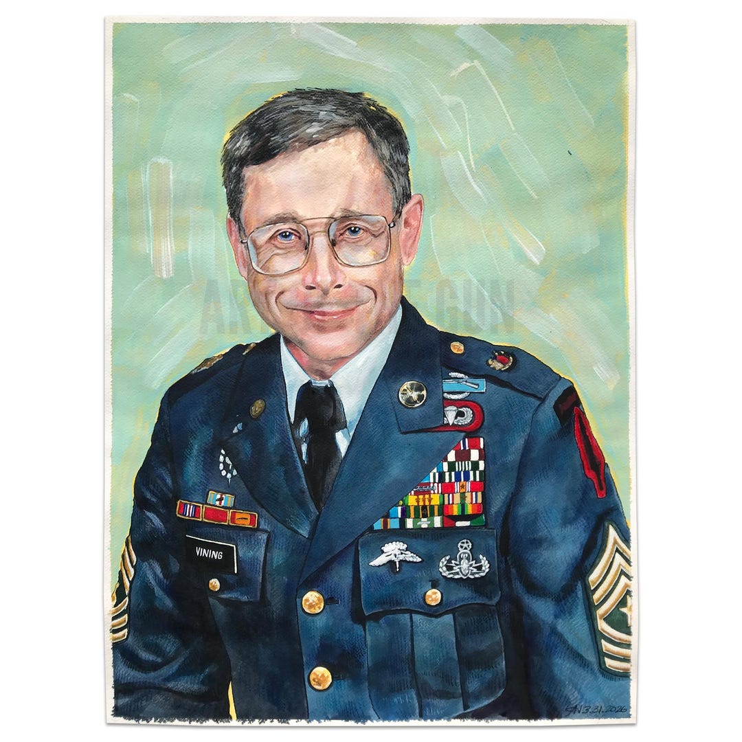 SGM Mike R. Vining | Delta Force Operator Master EOD Tech | 18x24 ...