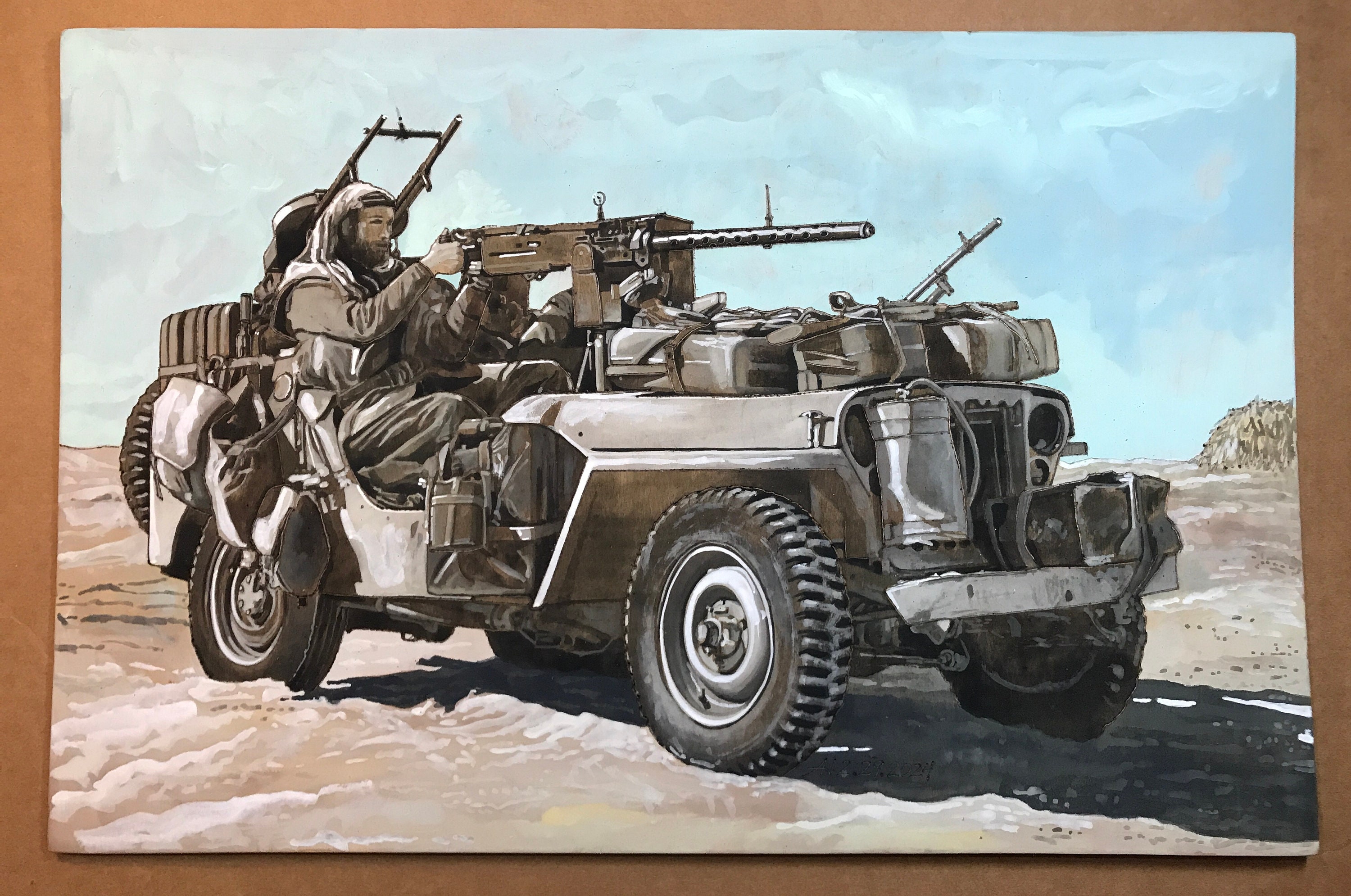 Loaded for Bear SAS 1943 North Africa Original WW2 Desert Military ...