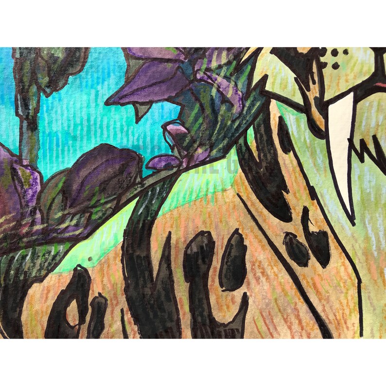 Smilodon Sabertooth Tiger Vs Night Feeder Inspired by Genndy ...