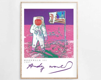 Warhol Print Moonwalk - Etsy