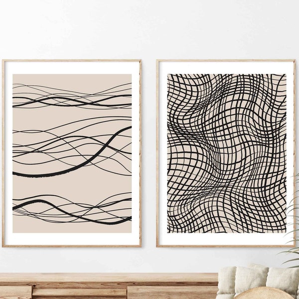 Abstract Waves - Etsy