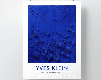 Yves Klein Blue Poster - Etsy
