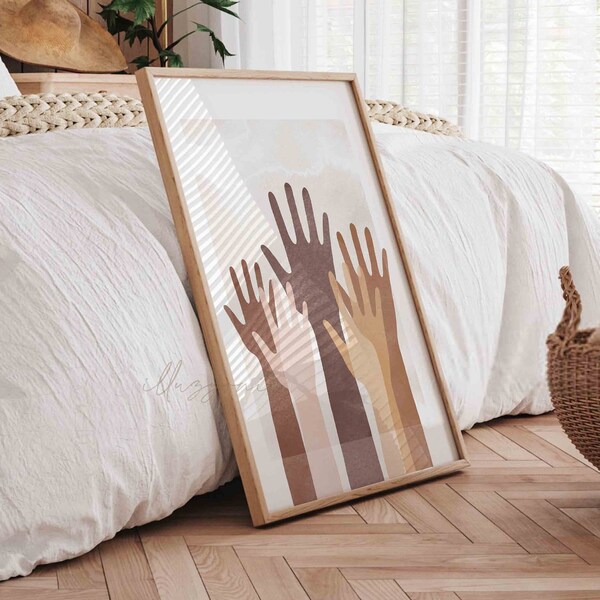 Anti Racism Poster - Etsy UK