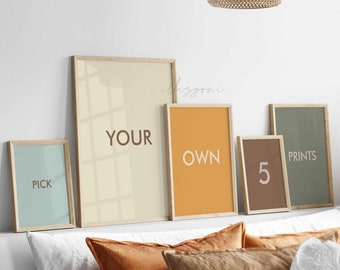 Create Custom Print, Printable Wall Art, Custom Gallery, Pick Your Own ...