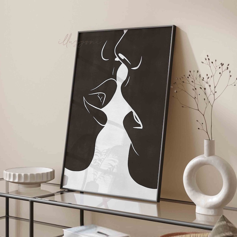 Kiss Art - Etsy