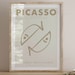 Picasso Fish Drawing, Printable Wall Art, Picasso Poster, Living Room ...