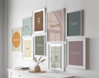 Create Custom Print, Printable Wall Art, Custom Gallery, Pick Your Own ...