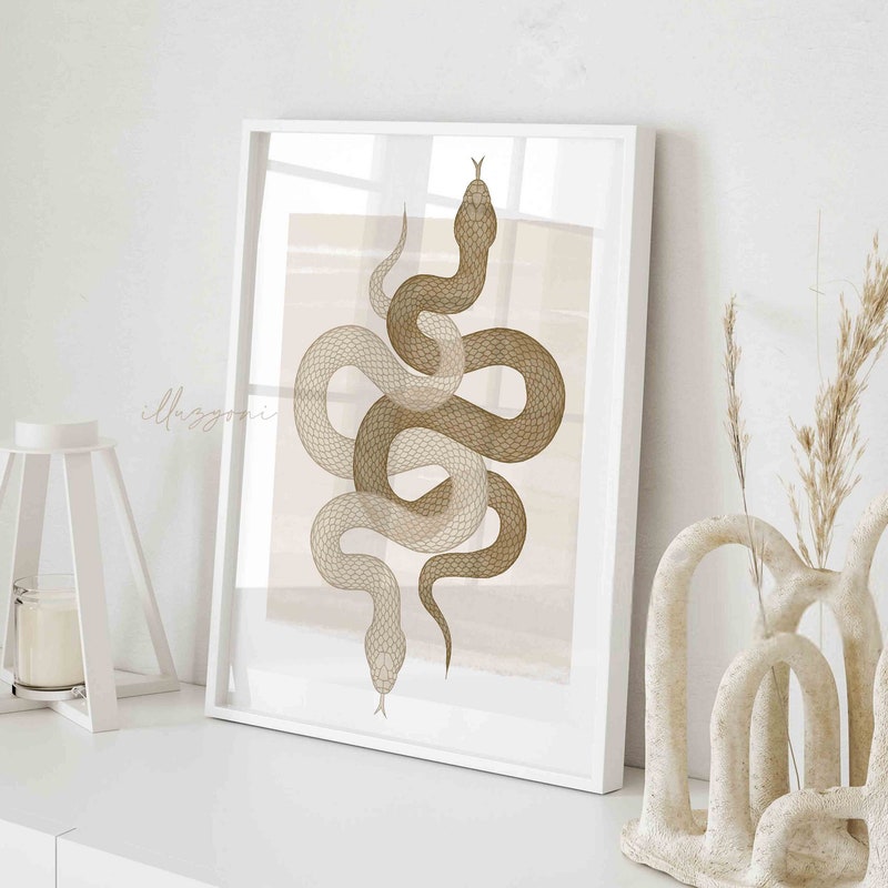 Snake Art - Etsy