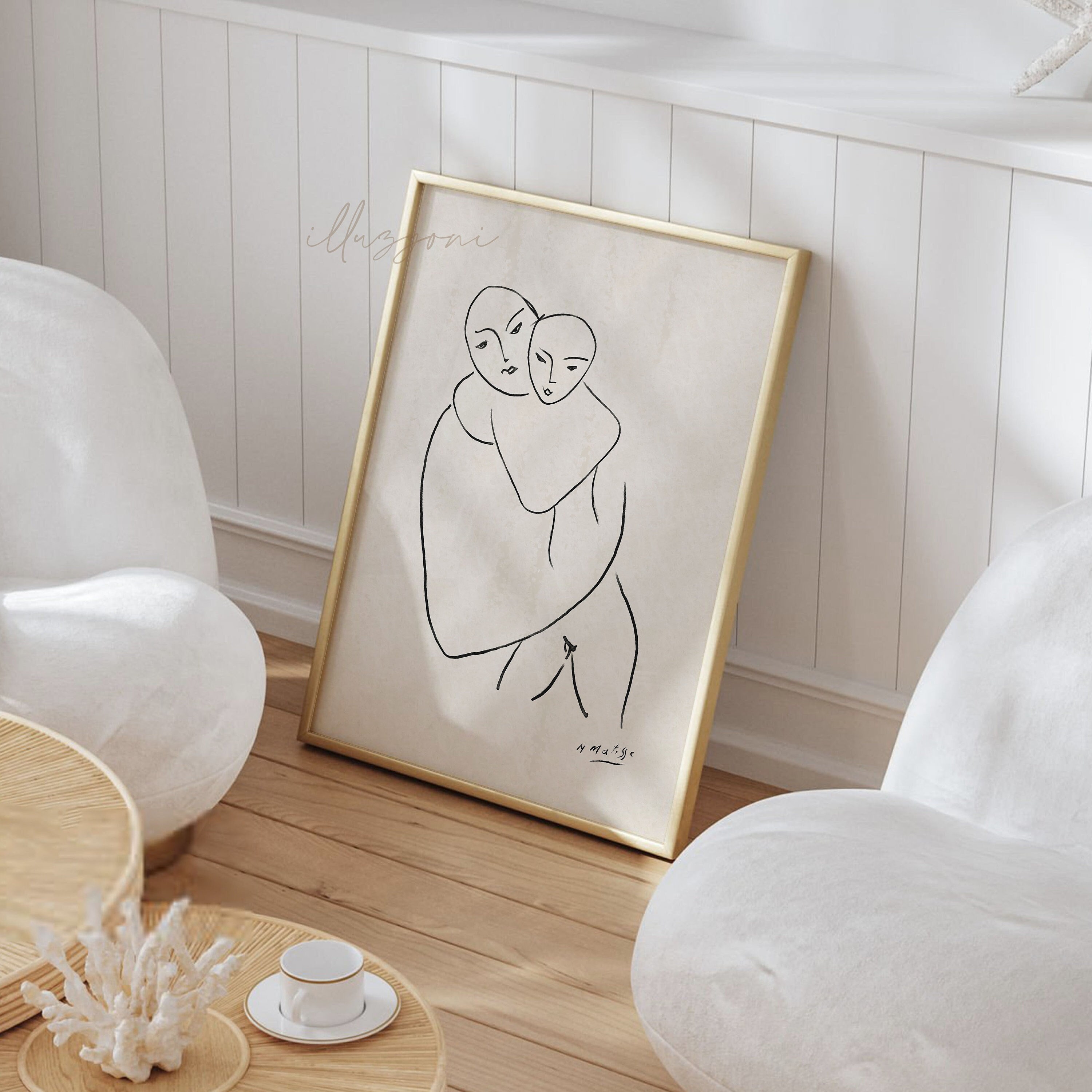 Henri Matisse Poster, Printable Wall Art, Madonna and Child, Abstract ...