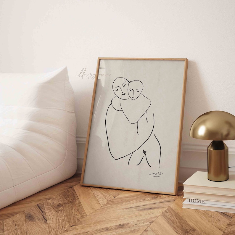 Henri Matisse Poster, Printable Wall Art, Madonna and Child, Abstract ...