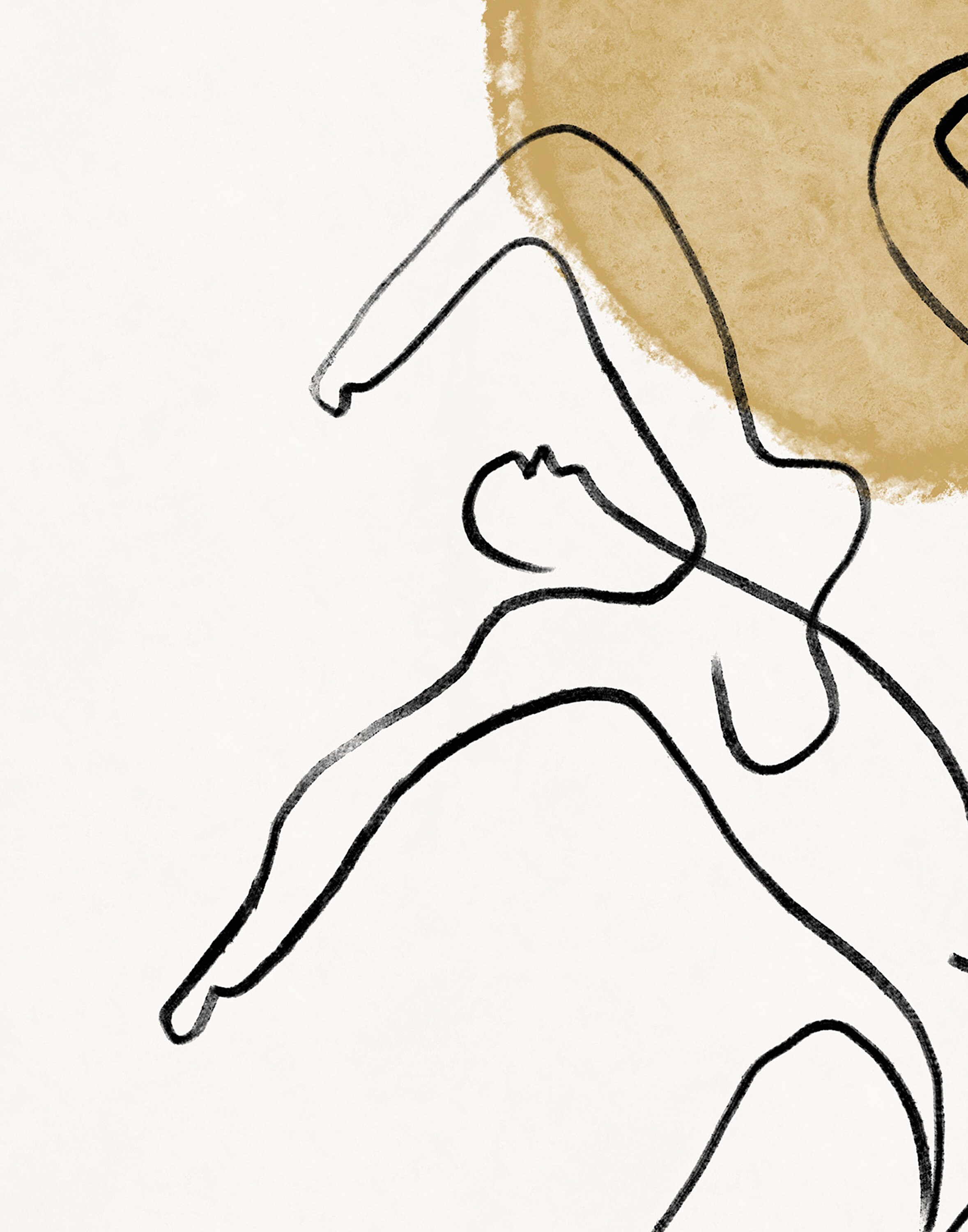 Picasso Poster Picasso Dance Figures One Line Art Modern | Etsy